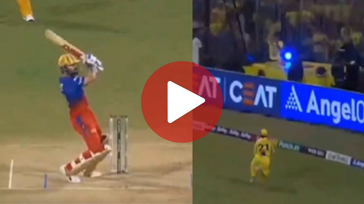 Ajinkya Rahane Catch Video : जबरदस्त! आरसीबीविरुद्ध सामन्यात अंजिक्य ...