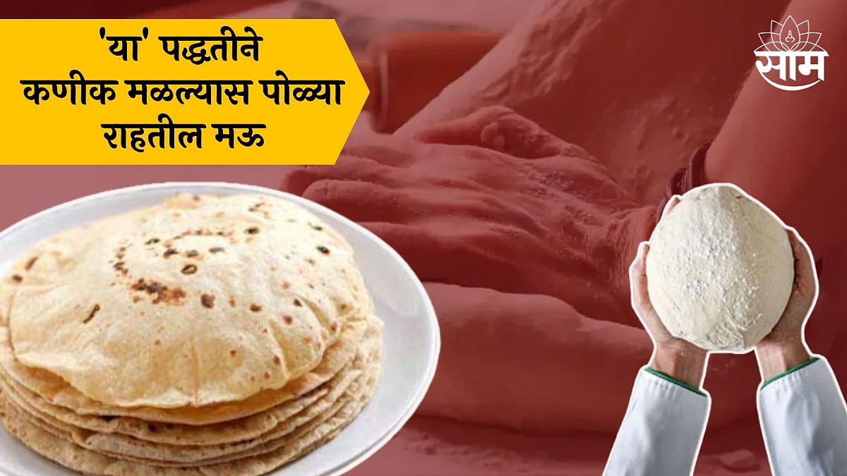 Soft Chapati Making Tips: मऊ लुसलुशीत चपातीसाठी अशी मळा कणीक | How To ...