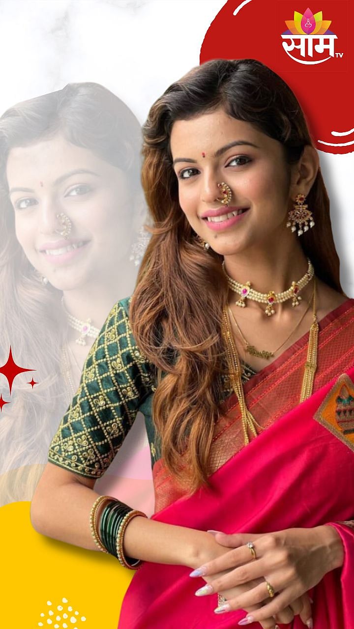 Anushree Mane: गुलाबी साडी अन् मराठमोळा साज, Infulencer अनुश्री मानेचा ...