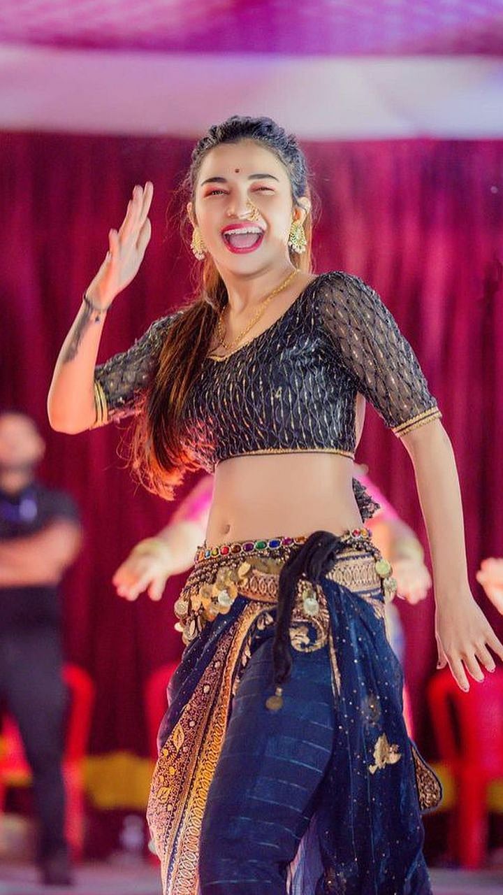 Radha Patil: गौतमी पाटीलला टक्कर देणारी राधा पाटील कोण?| who is radha ...