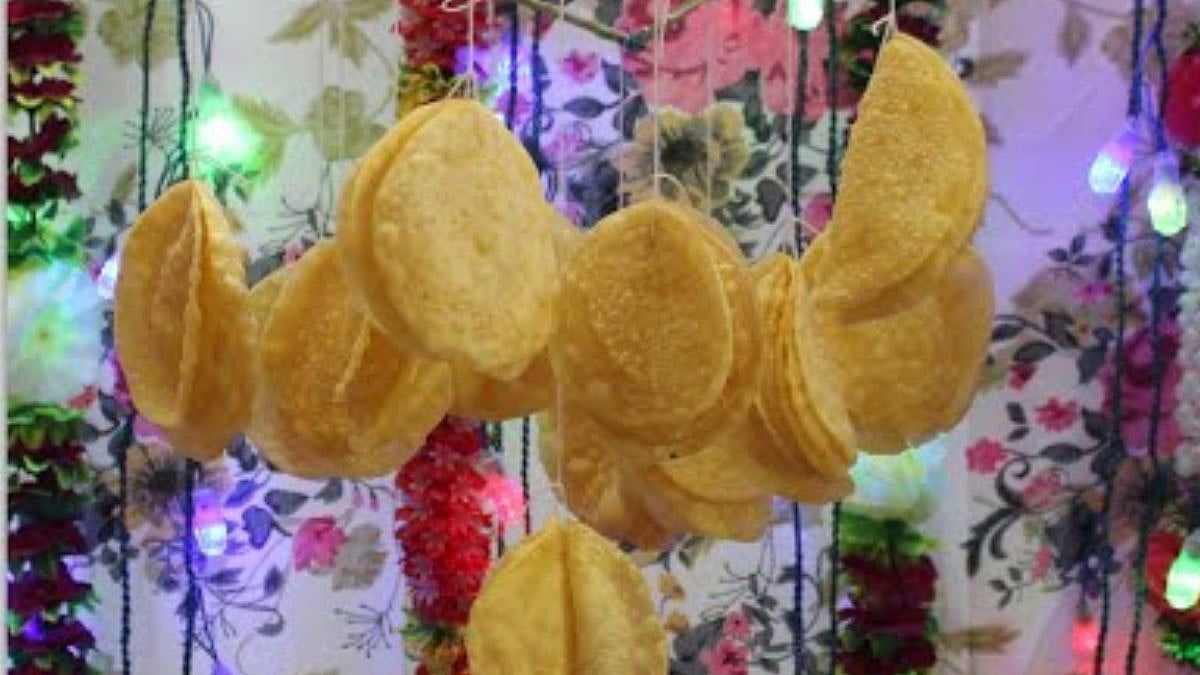 Fulora Recipe : नवरात्री स्पेशल देवीसाठी बनवा भरीवाचा फुलोरा |navratri ...