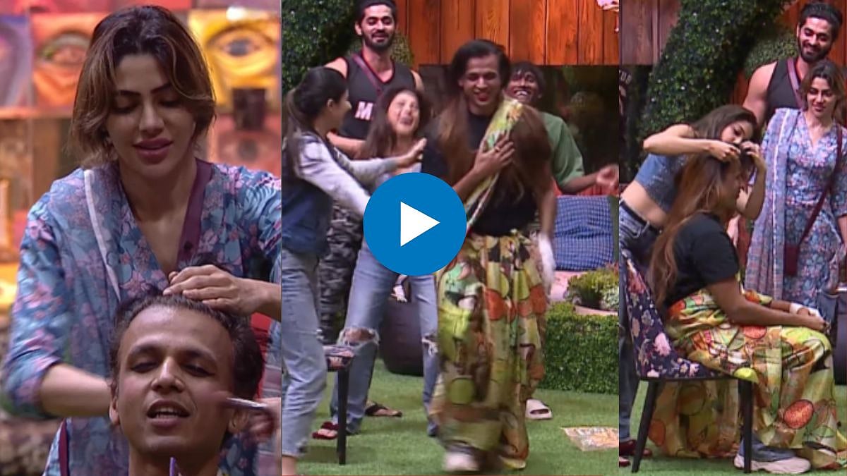 Bigg Boss Marathi Abhijeet Sawant: लांबसडक केस अन् साडी; अभिजीत बनला 'बाईss'; फोटो पाहताच नेटकरी ...