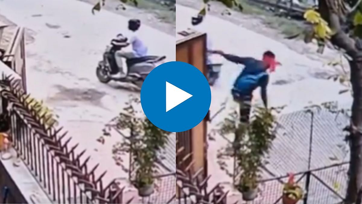 घराच्या गेटवरुन गळ्यातील सोनसाखळी खेचली, ११ सेकंदात चोरटा फरार अन् ...