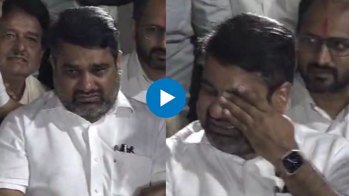 Satej Patil : काँग्रेस आमदार सतेज पाटील यांना अश्रू अनावर ...