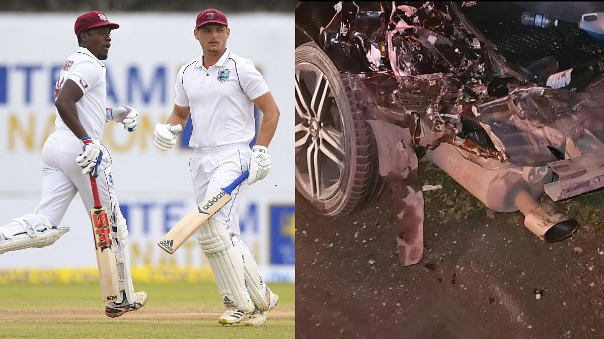 Cricketer Accident: वेस्टइंडीजच्या स्टार खेळाडूचा भीषण अपघात! कारचा ...
