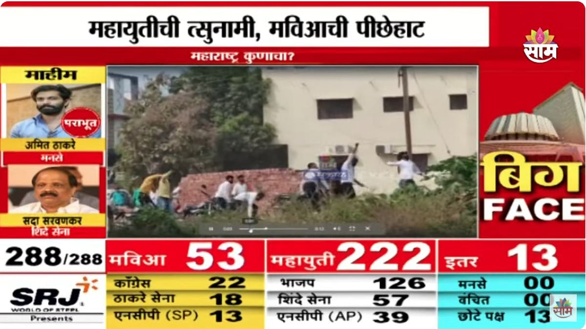 Nanded News : नांदेडमध्ये मतमोजणीदरम्यान दोन गटात तूफान राडा | clashesh between two groups in ...