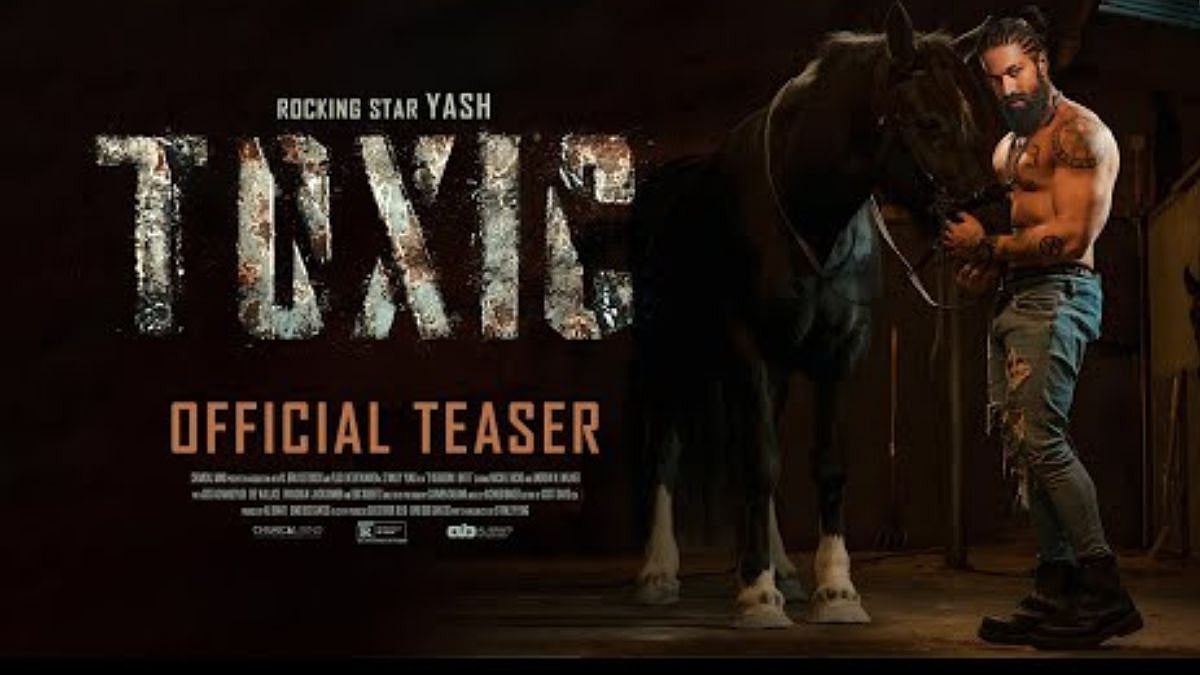 Toxic First Look: 'टॉक्सिक'मध्ये यशचा हॉलिवूड स्टाईल चार्म ...