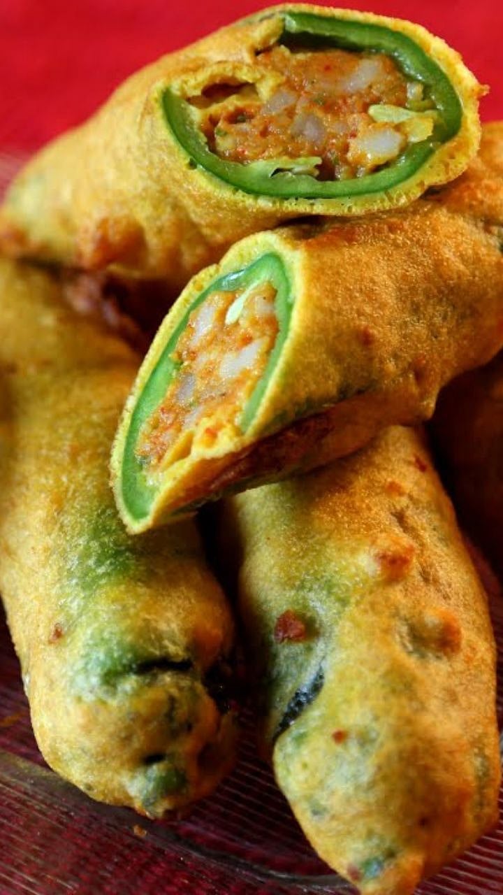 Chili Pakoda: गरमागरम चहासोबत बनवा खमंग अन् खुसखुशीत मिरची पकोडा|crispy ...