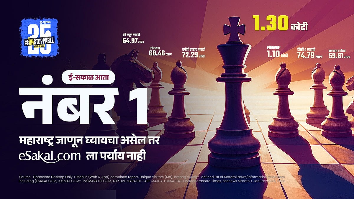 E-Sakal: 'ई-सकाळ'चा डंका, देशात मराठीतील नंबर १ ठरलं न्यूज पोर्टल | E ...