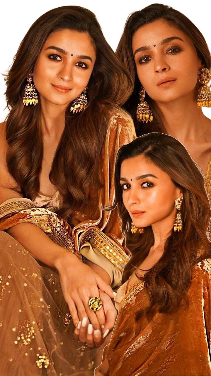 कपाळी टिकली लावल्यावर आलिया भट्ट कशी दिसते? फोटो पाहा|alia bhatt ...