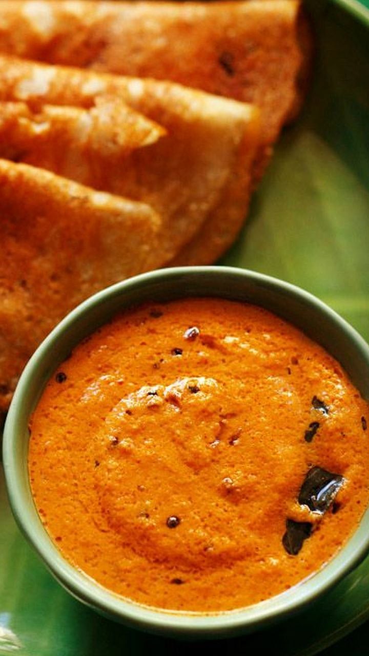 Red Chutney Recipe:साउथ इंडियन पदार्थांची चव वाढवणारी लाल चटणी, एकदा ...