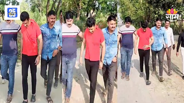 Nilesh Chavan Video : नेपाळ बॉर्डवर धरलं, कॉलर पकडून गाडीत बसवलं ...