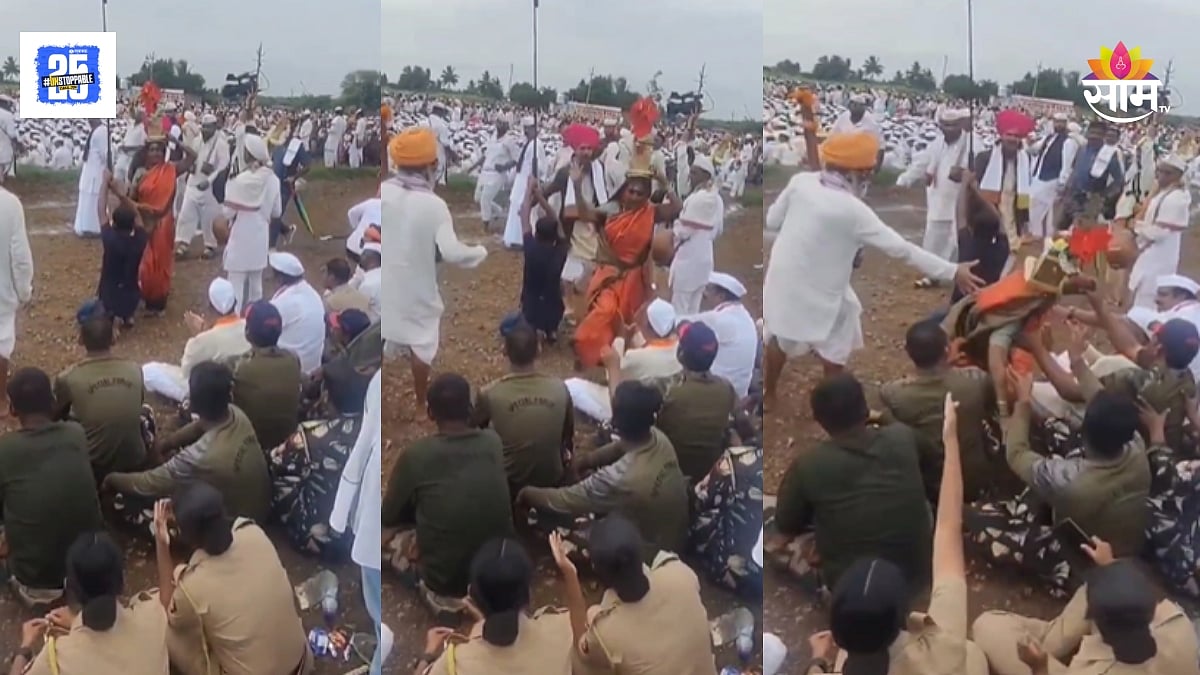 VIDEO : 'तुला ऐकायला येत नाही का?' माऊलींच्या पालखीत चोपदाराचा उर्मटपणा ...