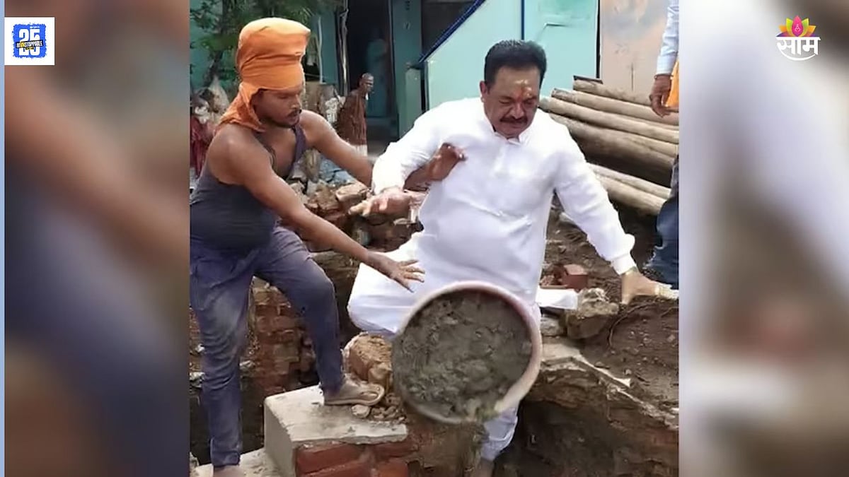 फोटोच्या चक्करमध्ये ६ फूट खड्ड्यात कोसळला डॉक्टर, व्हिडिओ पाहून हसू ...