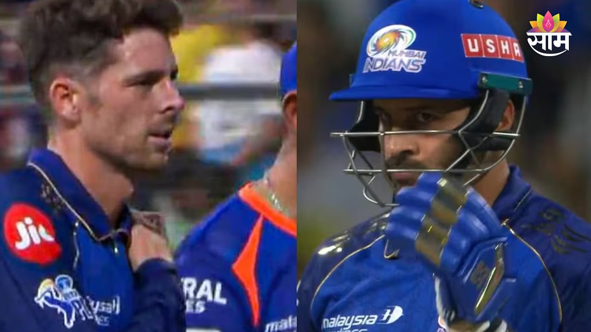 MI vs CSK: दुखापत सँटनरच्या खांद्याला, तरीही शार्दुल कसा खेळला? मुंबई ...