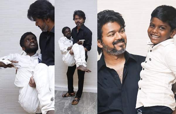 thalapathy vijay meets his fans, photo viral