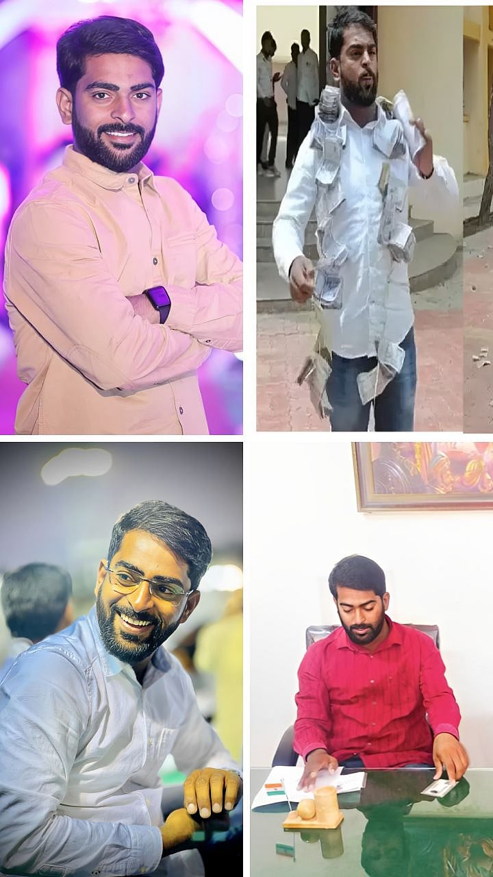 Sarpanch Mangesh Sable : पंचायत समितीवर पैसे उधळत आंदोलन; कोण आहेत ...