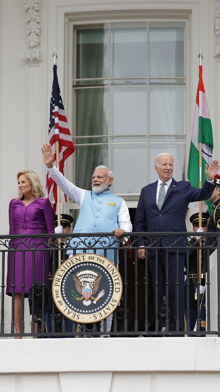 व्हाईट हाऊसमध्ये पंतप्रधान मोदींचे जोरदार स्वागत, पाहा खास फोटो ! Prime ...
