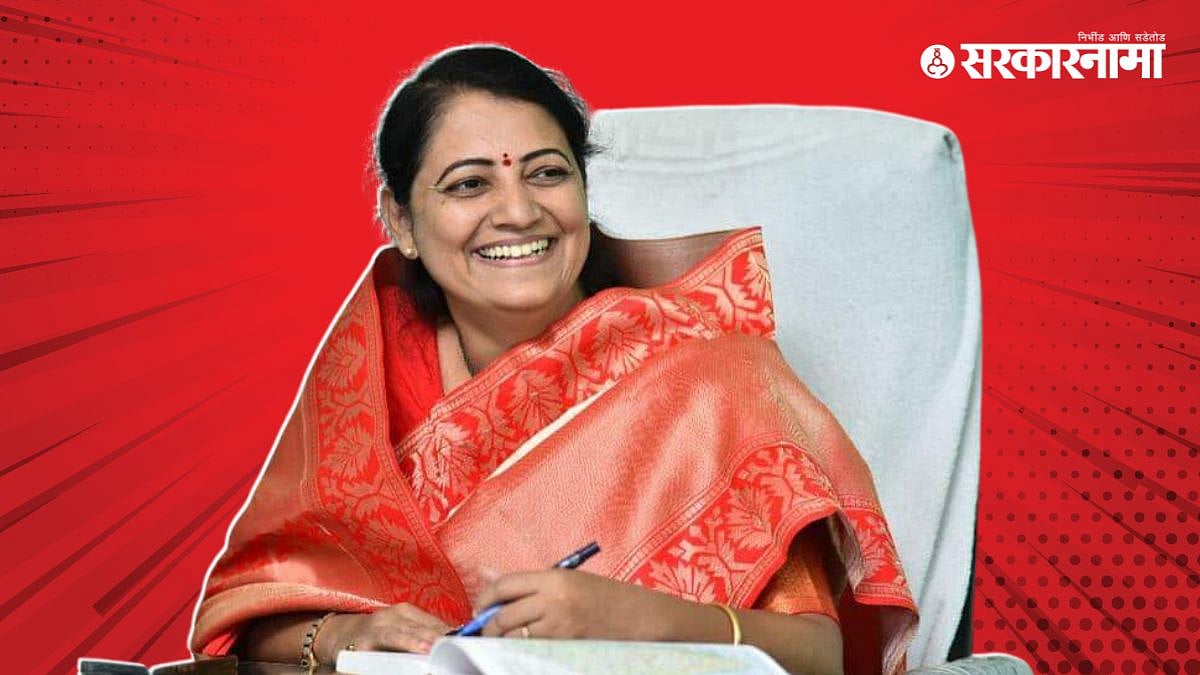 Political News : माढ्याच्या नगराध्यक्षा मीनल साठे शरद पवार गटाकडून ...