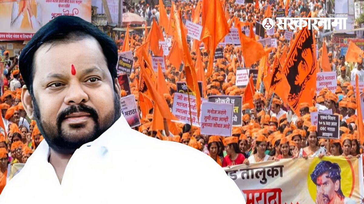 माफी मागितल्यानंतरच शहाजी पाटलांची आंदोलकांनी सोडली वाट !Sangola mla ...