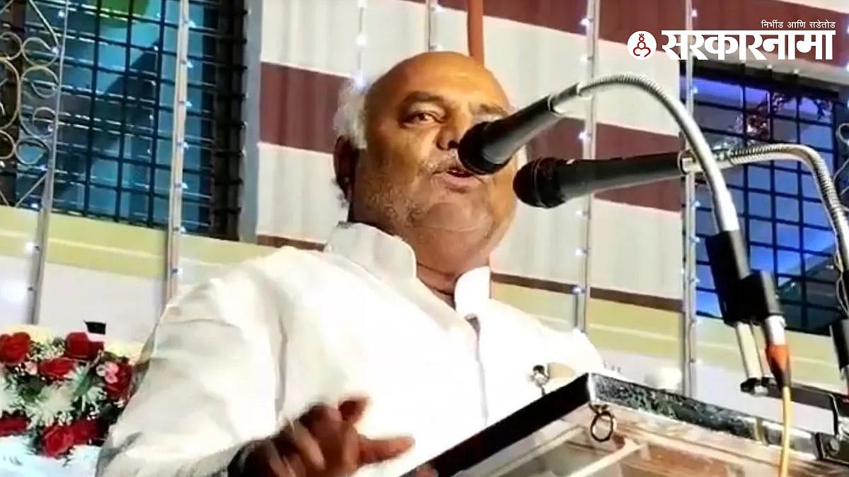 कर्जमाफीसाठी वर्षानुवर्षे दुष्काळ पडावा, अशी प्रार्थना..! मंत्री पाटील ...