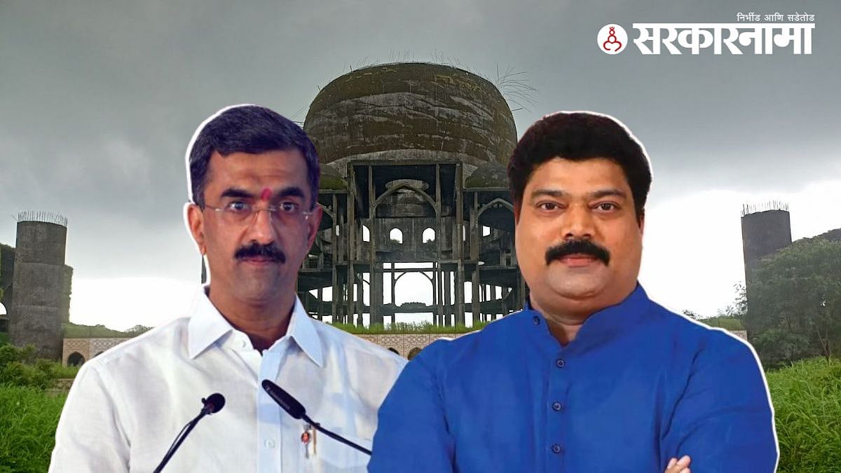 राजू पाटलांची मशीद पाडण्याची मागणी देसाईंनी केली मान्य; आनंद दिघेंनी बंद पाडले होते काम ...