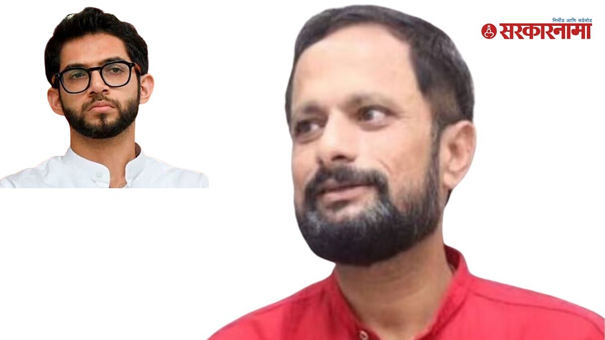 अन् 'आदु बाळ' म्हणत नरेश म्हस्केंनी आदित्य ठाकरेंना लगावला टोला! Naresh ...