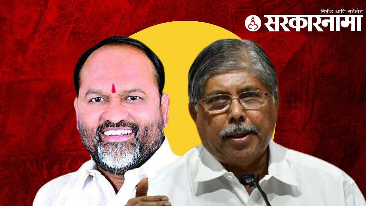 Chandrakant Patil On Mahadev Jankar | महायुतीच्या बैठकांना 'रासप'ला ...