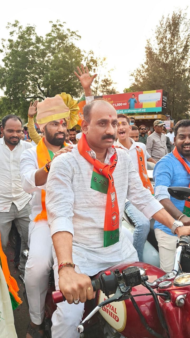 Ram Satpute Solapur Rally सोलापुरात राम सातपुतेंचं जंगी स्वागत; 'या ...