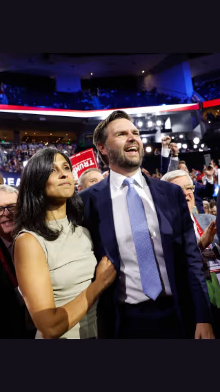 Usha Chilukuri : अमेरिकेच्या उपराष्ट्राध्यक्षांची पत्नी आहे भारताची लेक ...