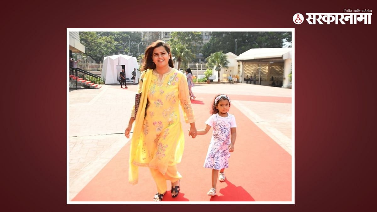MLA Namita Mundada News पाच वर्षाच्या 'वियाना'सोबत आमदार नमिता मुंदडा ...