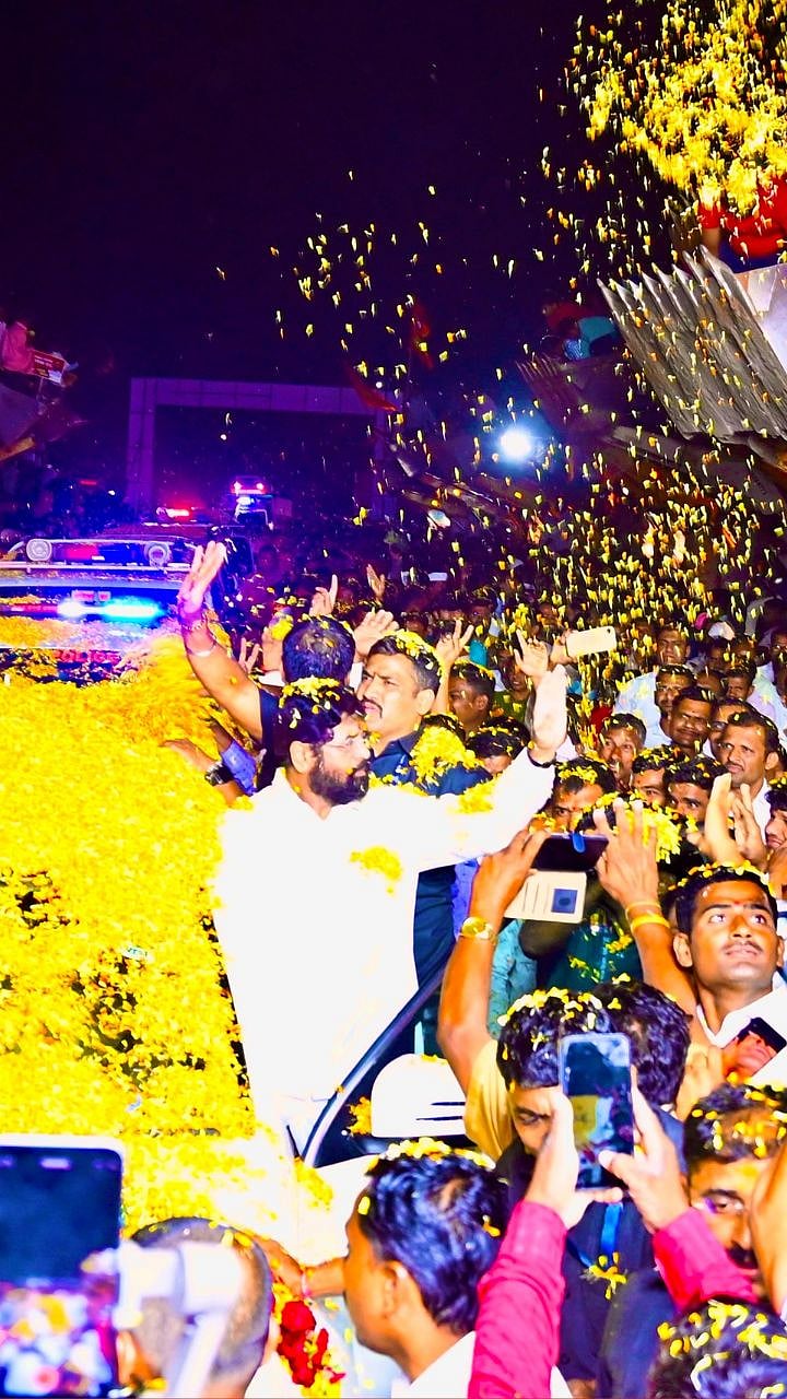 Prakash Abitkar welcomed Eknath Shinde : प्रकाश आबिटकरांकडून ...