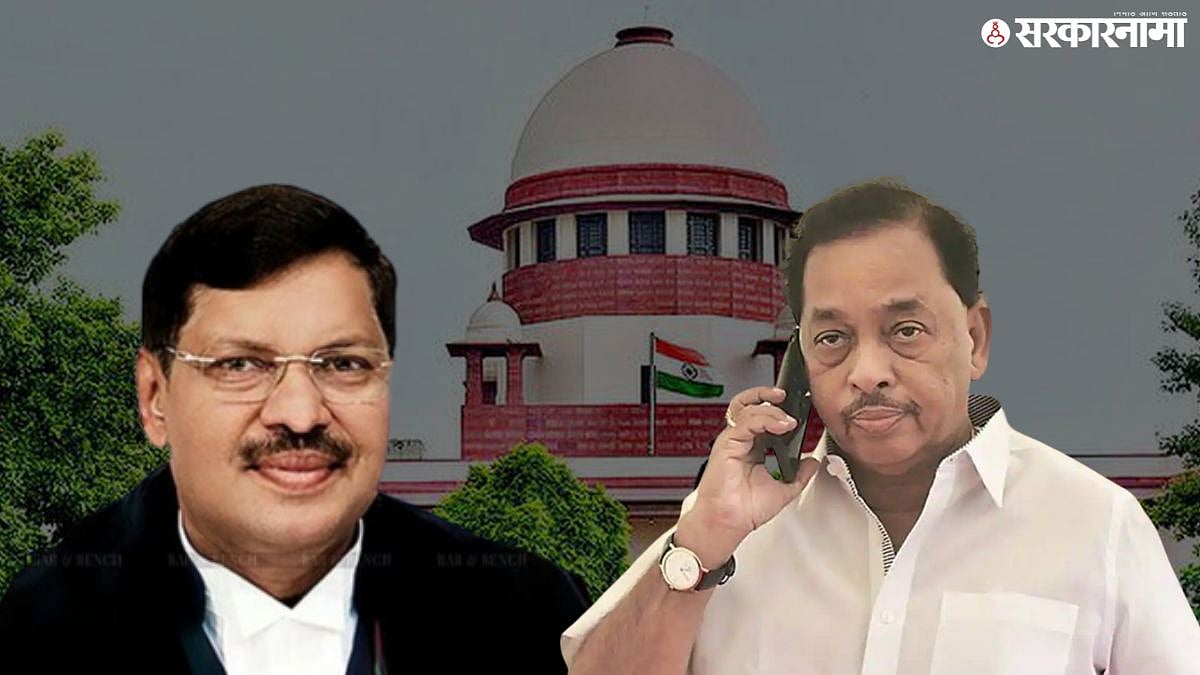 CJI Bhushan Gavai On Narayan Rane सरन्यायाधीशपदाची शपथ घेतल्यानंतर 24 ...