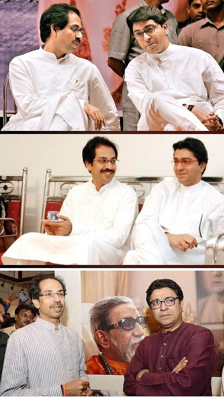 Raj- Uddhav Thackeray : राज-उद्धव ठाकरे यांचे दुर्मिळ फोटो : बंधूभावाचं प्रेम जपणारे क्षण एकदा ...