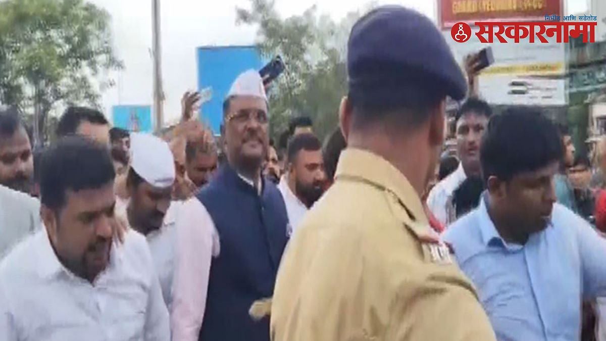 Pratap Sarnaik: प्रताप सरनाईक 'मराठी अस्मिता मोर्चात' सहभागी! 'जय ...