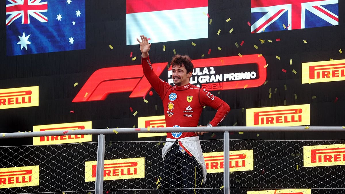 Ferrari's Charles Leclerc wins Italian Grand Prix