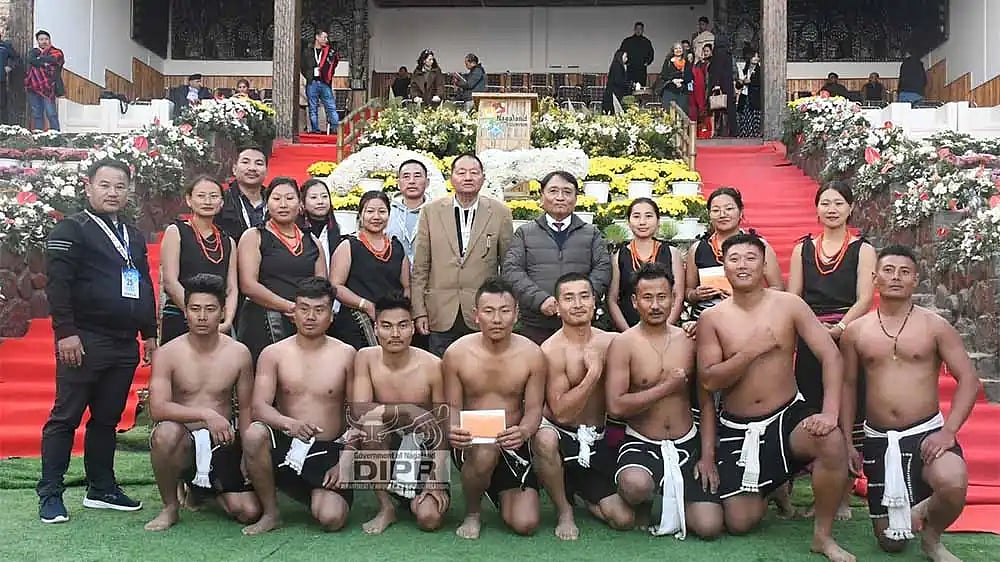 Nagaland: Angami Tribe Secures Victory In Tug Of War Competition At ...