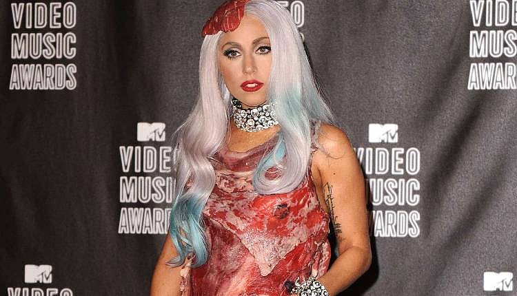Singer-actress Lady Gaga talks about wearing another meat dress