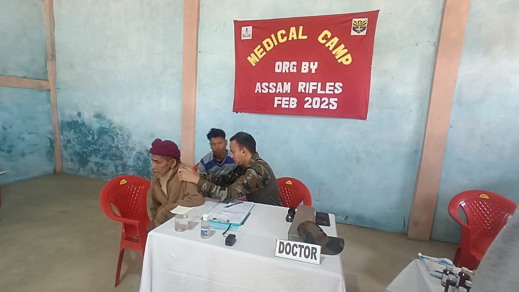 Assam Rifles Conducts Medical Camp In Manipur's Jiribam District