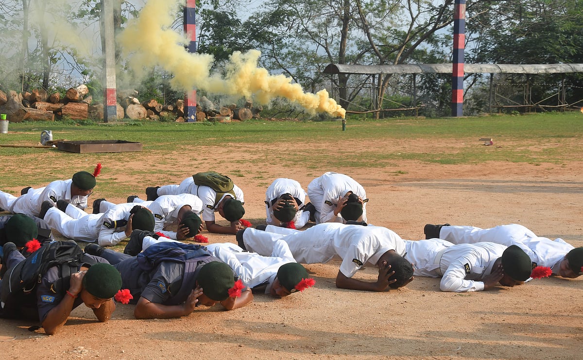 Guwahati: Civil defence mock drill conducted at 10th APBn premises