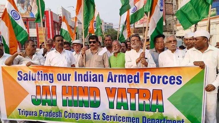 Congress takes out ‘Jai Hind Tiranga Yatra’ in NE