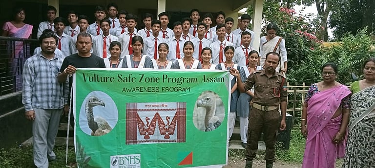 Awareness programme on vulture conservation held in Sootea Schools
