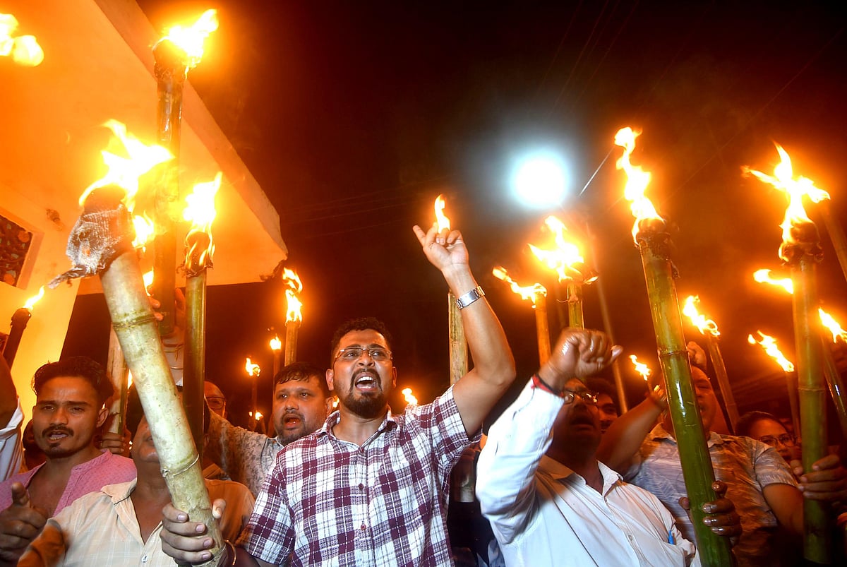 AJYCP organized Protest Rally against CAA