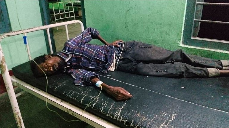 Orang Police rescues unidentified man found unconscious on NH 15