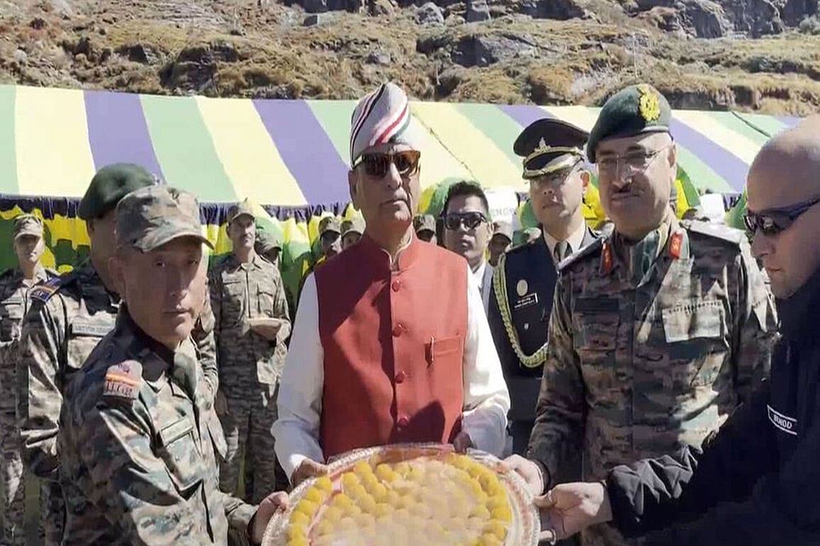 Sikkim Governor Celebrates Diwali with Army at Border