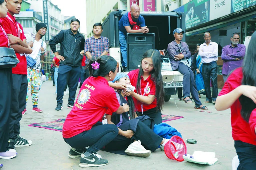 East Khasi Hills DDMA Hosts Disaster Awareness Street Play