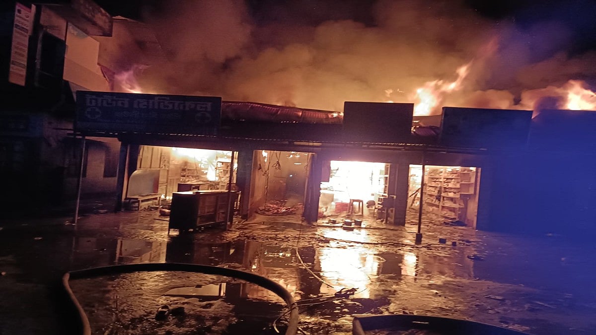 Massive Fire Guts 10 Shops in Howly Market