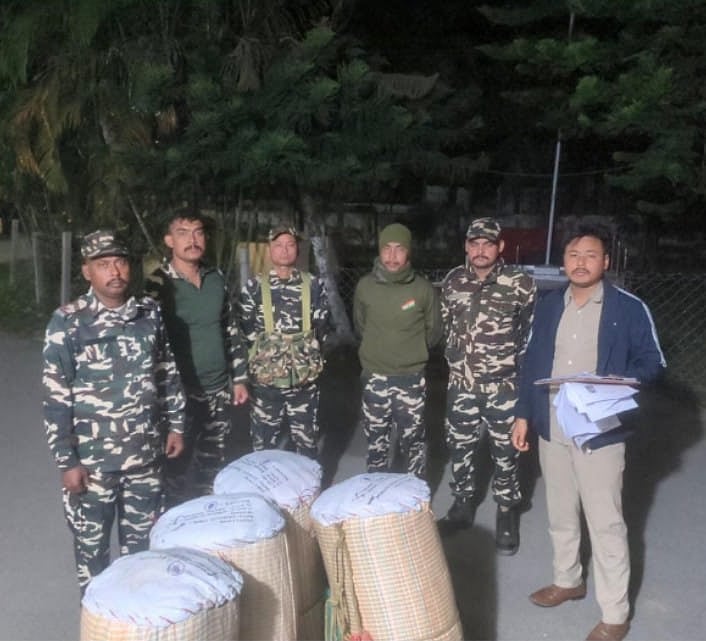 Assam: 110 kg of illegal cannabis seized in Mazbat