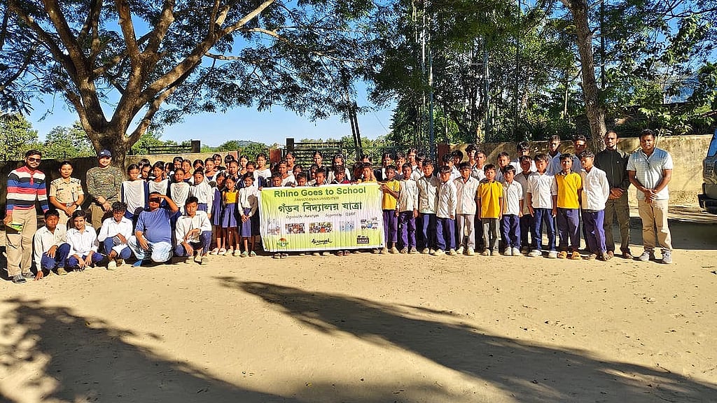 ‘Rhino Goes to School’ ignites conservation spirit among students