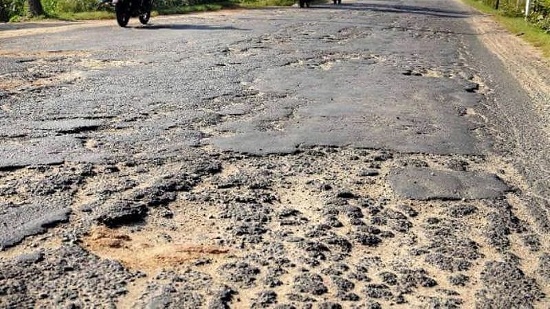 Dilapidated road causes misery to locals in Charaideo’s Charaipung